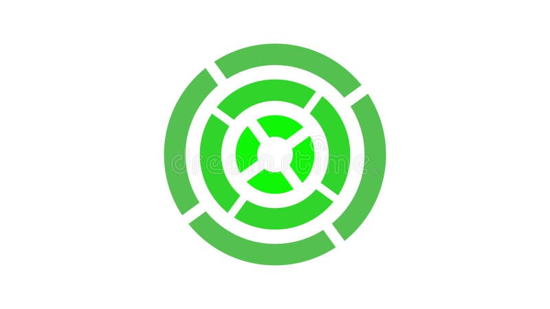 Loading Screen Circular, Blue on White Background - 30fps Loop - Video ...