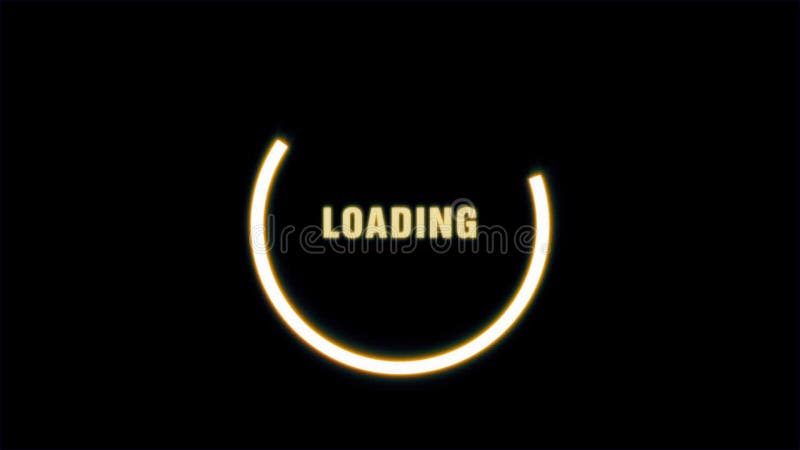 Loading Screen Generic Tech Element Loop Stock Video - Video of gold ...
