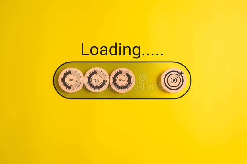 Loading Screen. Loading Icon on Isolate Background. Working Process ...