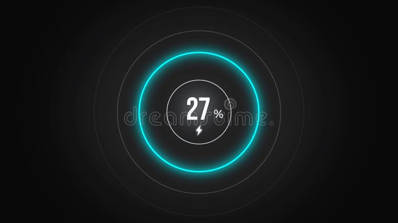 Loading screen at 27 . stock illustration. Illustration of screen ...