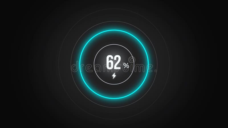 Loading screen at 62 . stock illustration. Illustration of smartphone ...