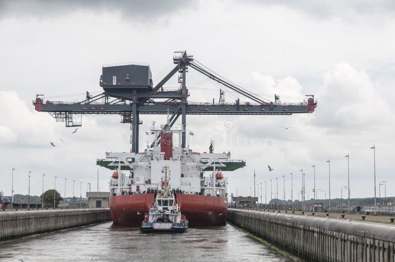 Loading deck stock image. Image of shipping, holding - 15909359