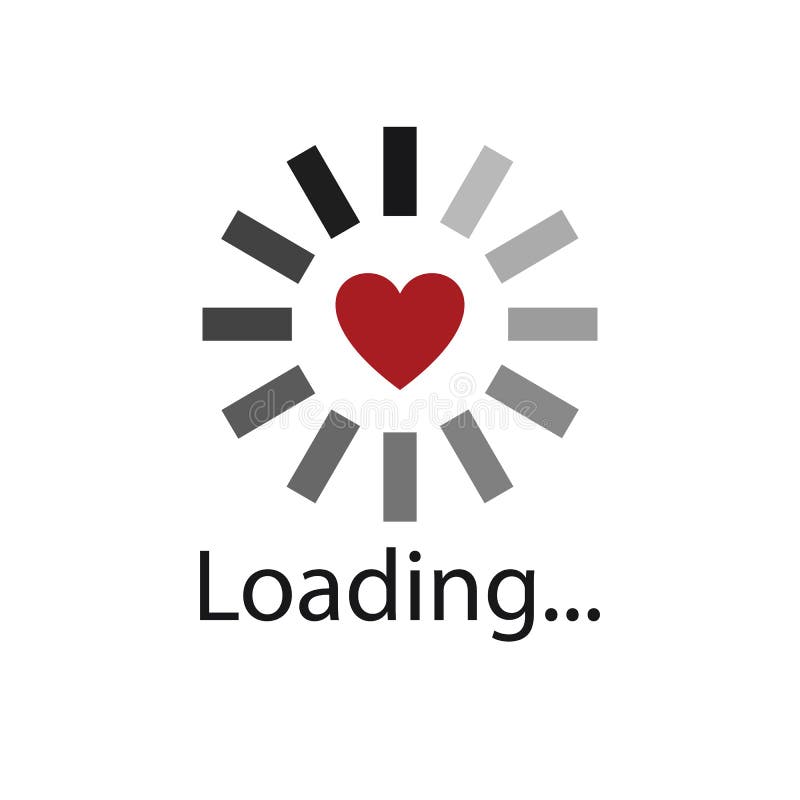 Heart Shape Loading Stock Illustrations – 156 Heart Shape Loading Stock ...