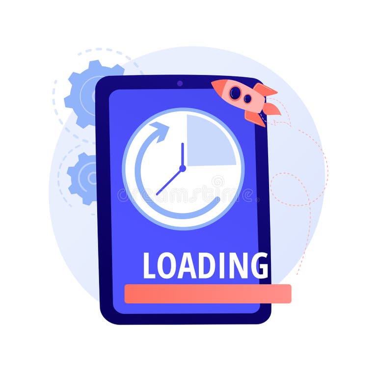 Loading Speed Boost Vector Concept Metaphor Stock Vector - Illustration ...