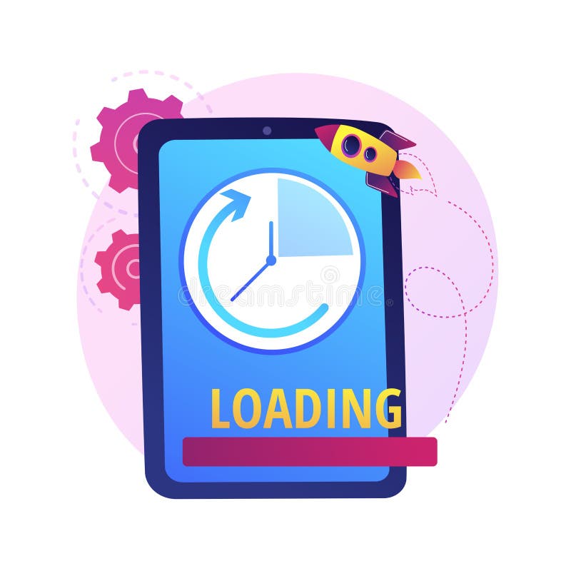 Loading Speed Boost Vector Concept Metaphor Stock Vector - Illustration ...