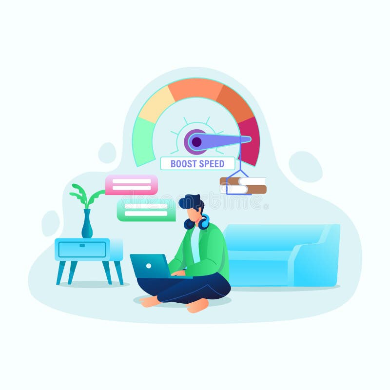 Loading Speed Boost Vector, Internet Boost Speed Vector Illustration ...