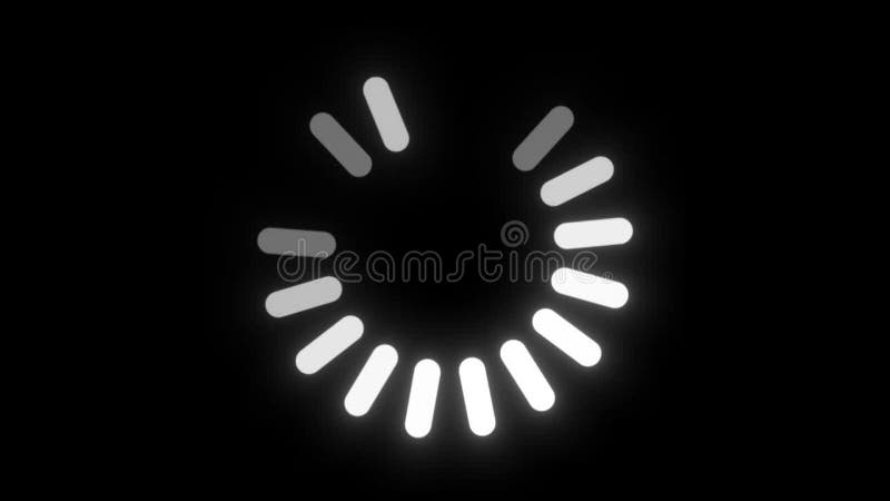 Loading Spinner Animation Loop Animation Of Different Type Loading Spinner Effects Stock Video