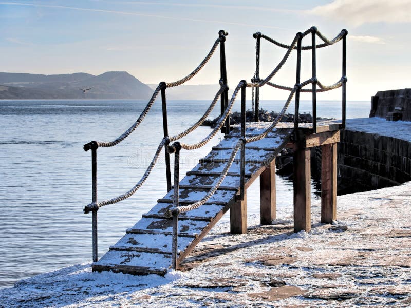 Loading Steps at the Harbour Stock Image - Image of ropes, coast: 237910689