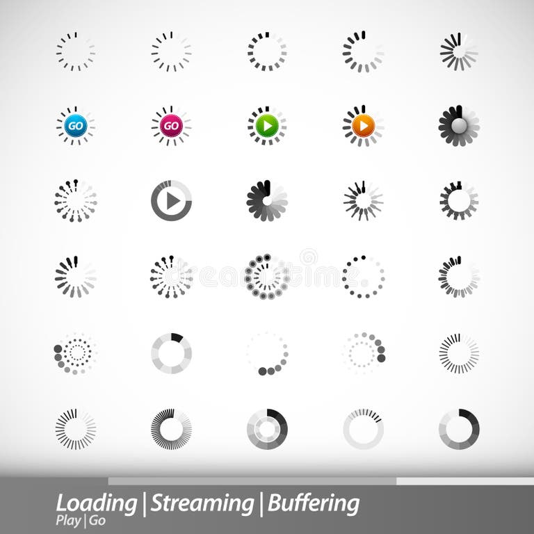 Buffering Indicator Stock Illustrations – 2,713 Buffering Indicator ...