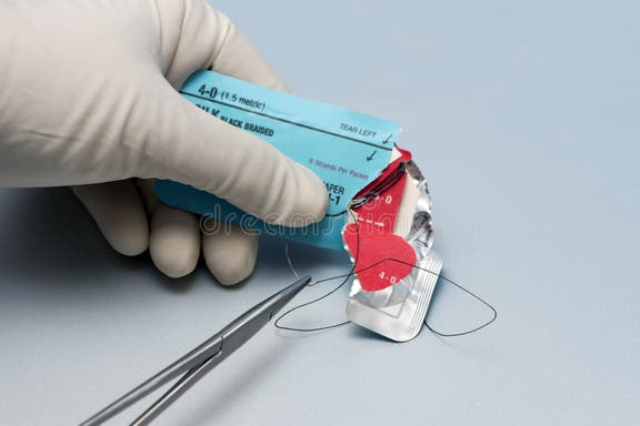 Loading Suture stock photo. Image of supplies, tool, gloves - 37986892