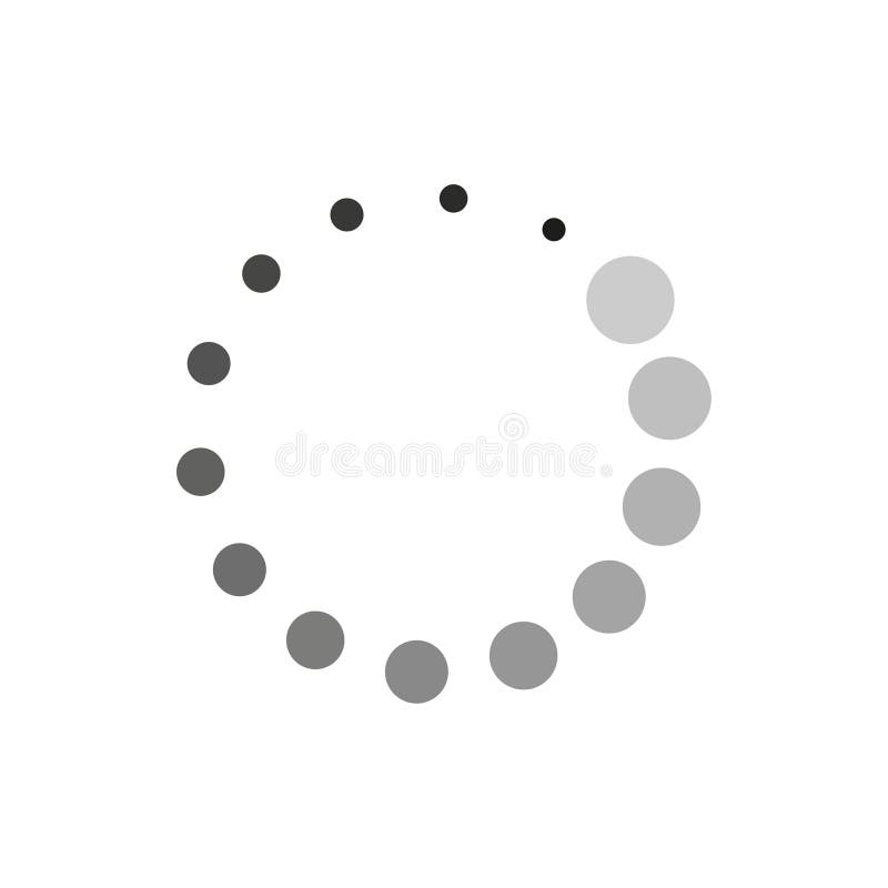 Loading Symbol. Vector Illustration. EPS 10 Stock Vector - Illustration ...