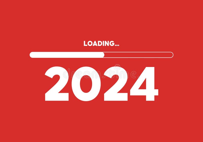 2024 Loading. the 2024 Text and the Download Bar are on the Red ...