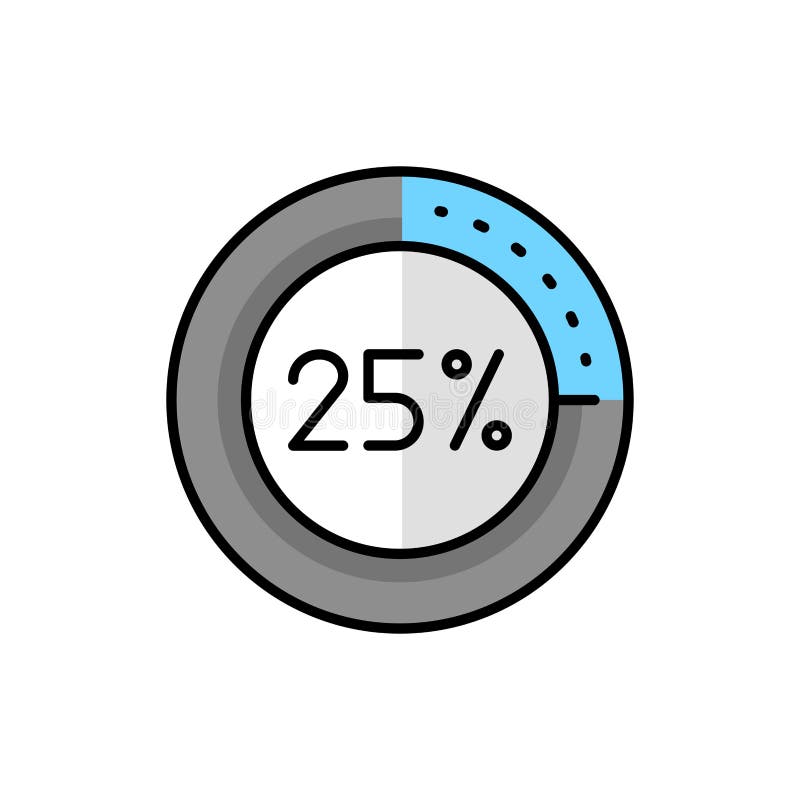 Loading Time Color Line Icon. Website Banner Stock Vector ...