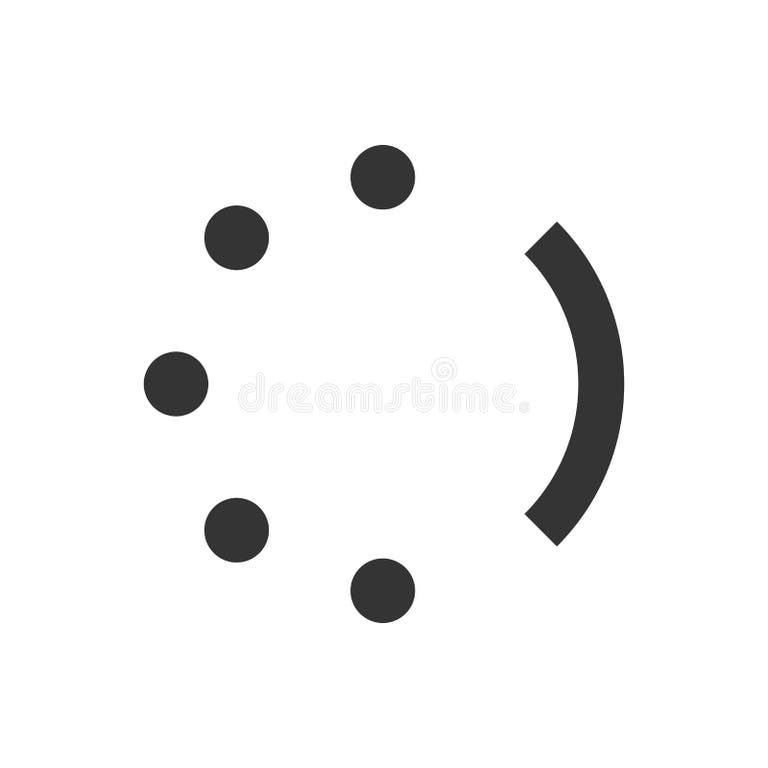 Loading Time Icon stock vector. Illustration of time - 184353140