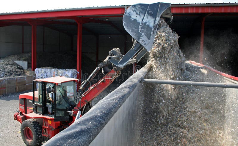 Loading Truck with Material Stock Photo - Image of engine, loader: 1136962