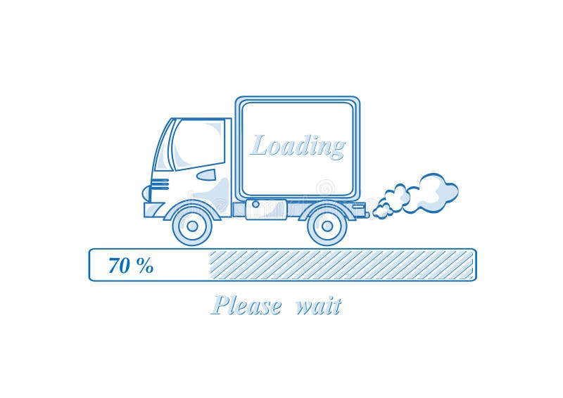 Loading Truck Stock Illustrations – 10,886 Loading Truck Stock ...