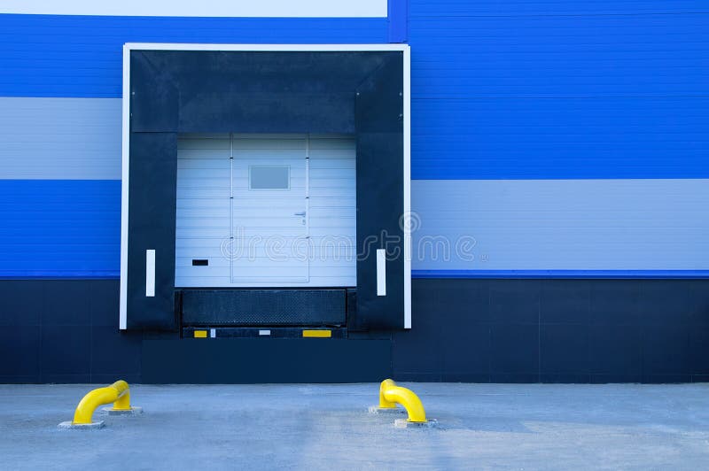 A Supermarket Loading Bay for Unloading Goods Stock Image - Image of ...