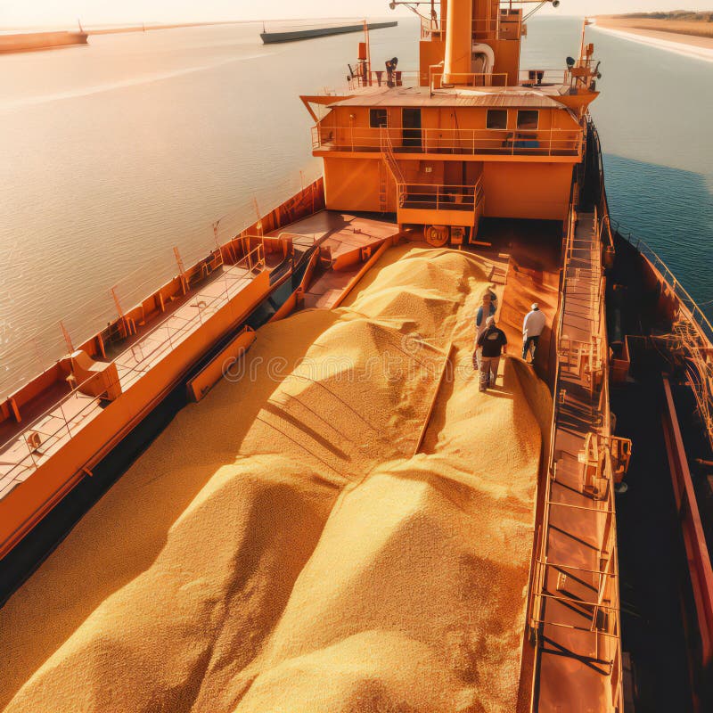 Loading Up: Wheat Shipments Set Sail for Global Markets.generative Ai ...