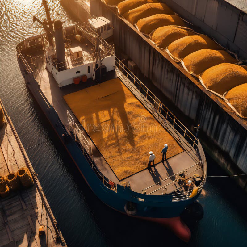 Loading Up: Wheat Shipments Set Sail for Global Markets.generative Ai ...