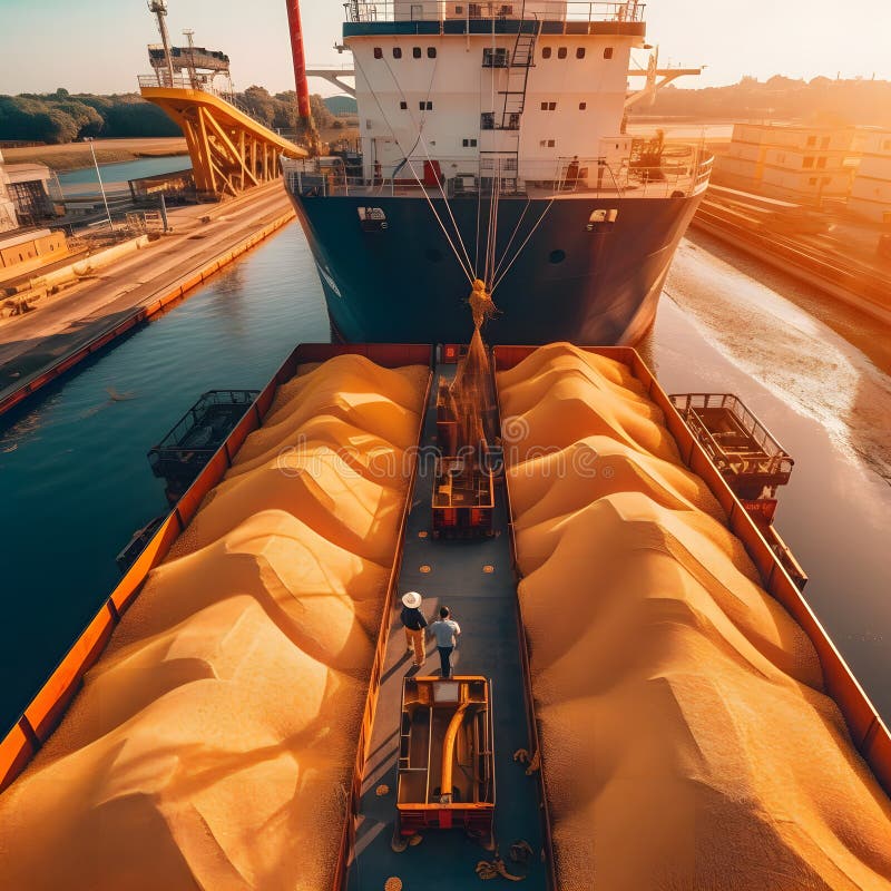 Loading Up: Wheat Shipments Set Sail for Global Markets.generative Ai ...