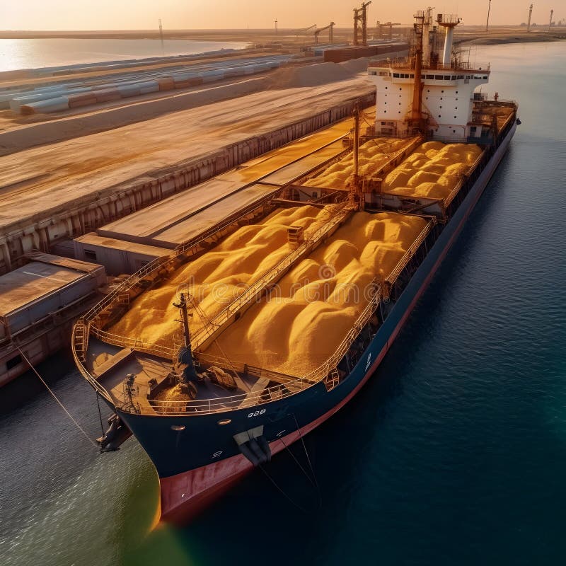 Loading Up: Wheat Shipments Set Sail for Global Markets.generative Ai ...