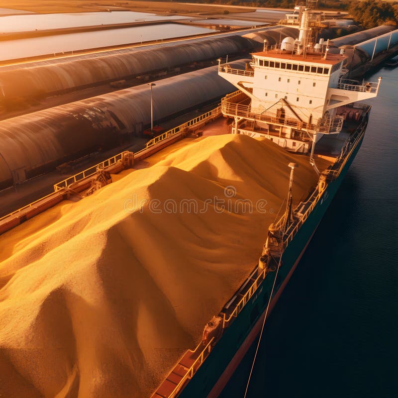 Loading Up: Wheat Shipments Set Sail for Global Markets.generative Ai ...