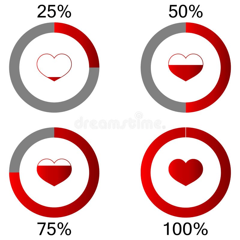 Loading Vector Icon - Red Circle Loading Template Stock Vector ...