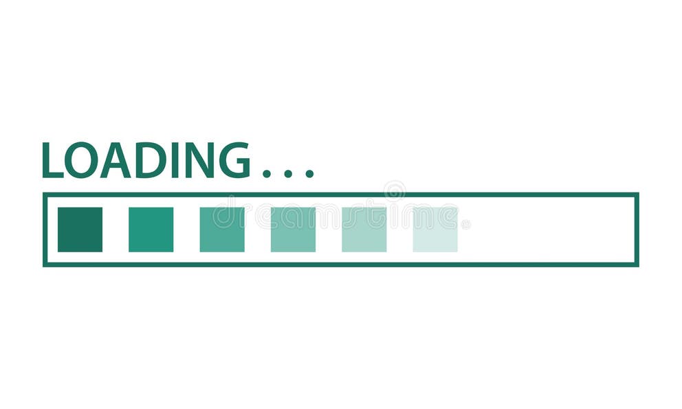 Loading Vector Icon. Loading Bar Element Icon Vector Image Stock Vector ...