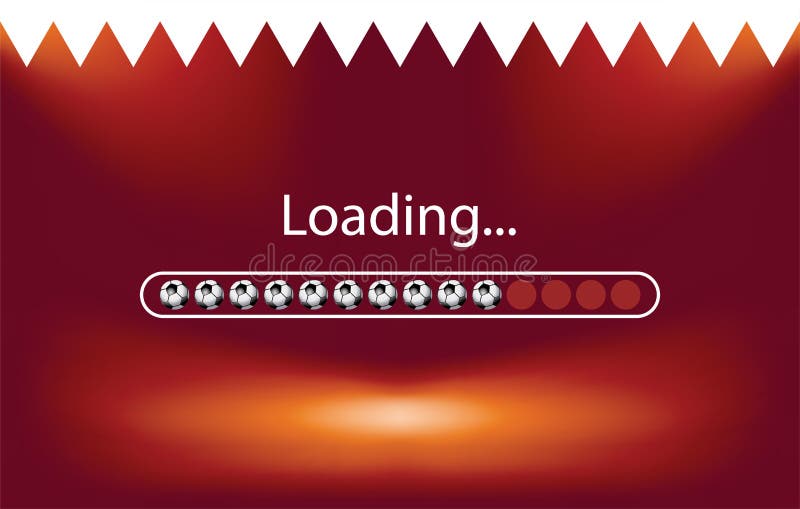 Vector Illustration Design Loading, Ball Illustration Stock Vector ...
