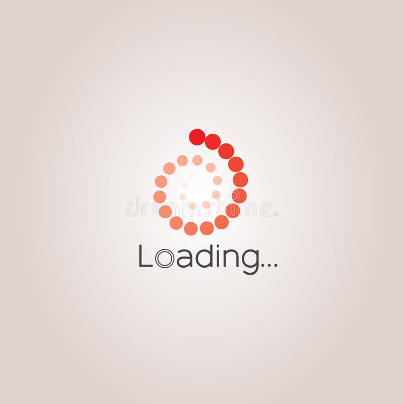 Loading Vector. Light Red Color Vector Design and Red Background Stock ...