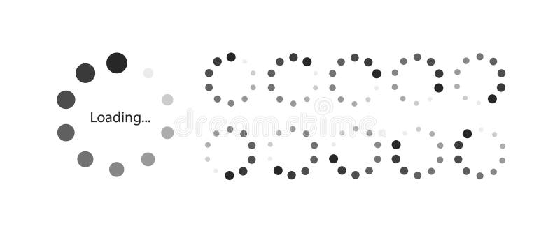 Loading Vector Symbol for Motion Stock Vector - Illustration of ...
