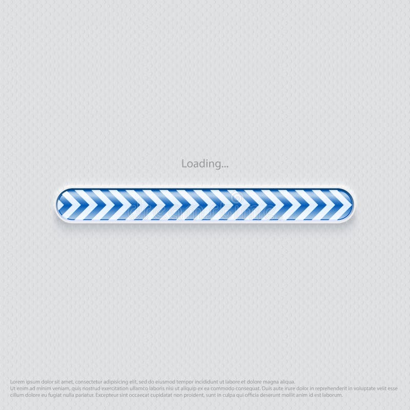 Loading web design blue stock illustration. Illustration of program ...