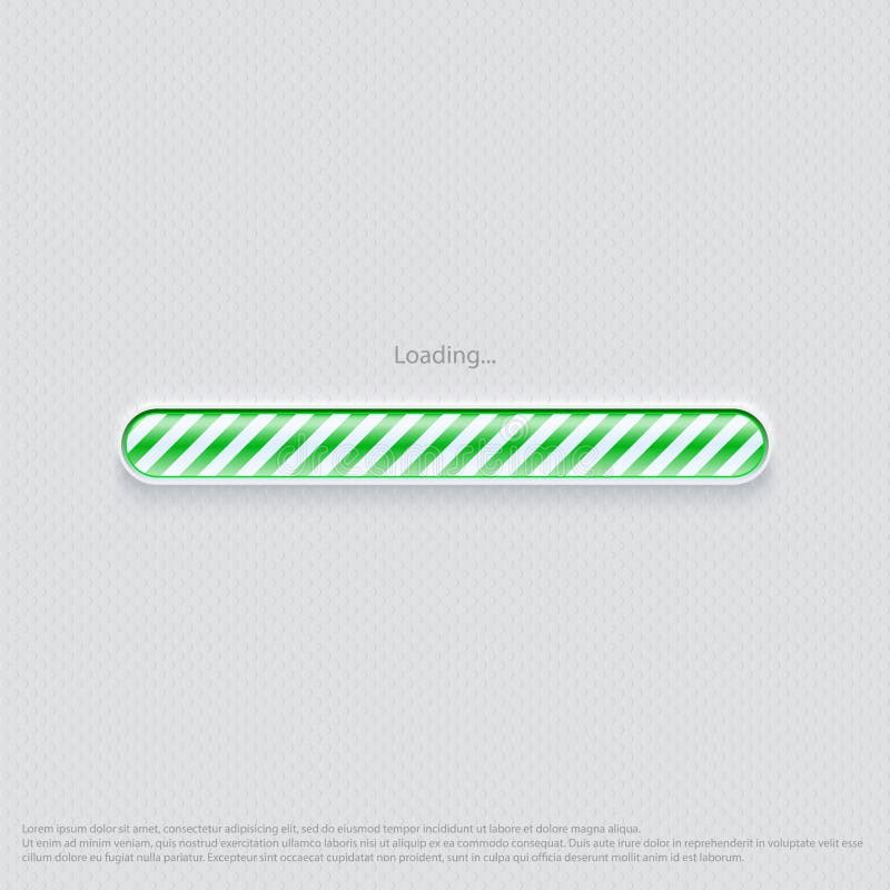 Loading web design green stock illustration. Illustration of ...