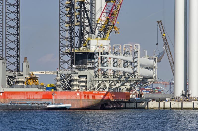 Loading Wind Turbine Blades Editorial Photo - Image of holland ...