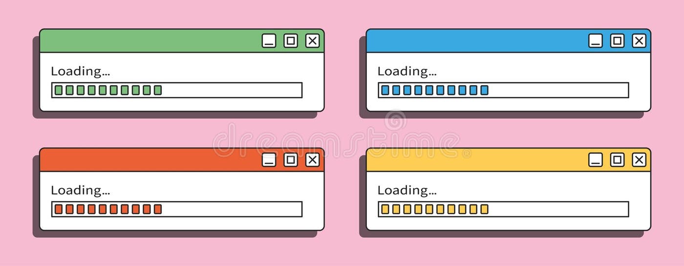 Loading Bar Windows Vector Stock Illustrations – 96 Loading Bar Windows Vector Stock ...