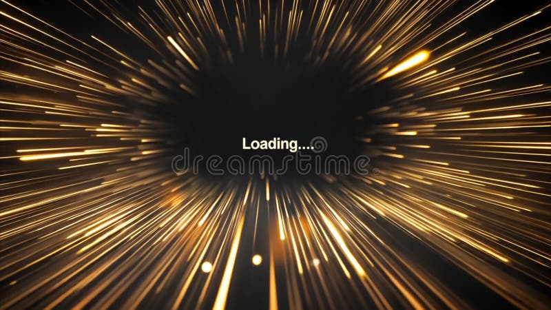 Loading Word on Black Digital Tech Background. Blue Lines on Monitor ... Loading Word on Black Digital Tech Background. Blue Lines on Monitor ...