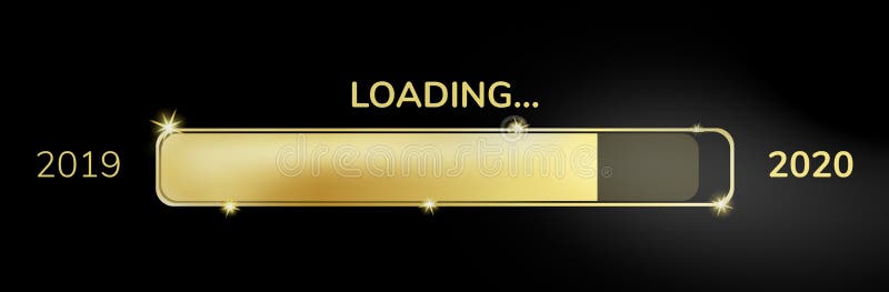 Loading Year 2021 To 2022. Start Concept. Hand Hold Digital Hologram ...