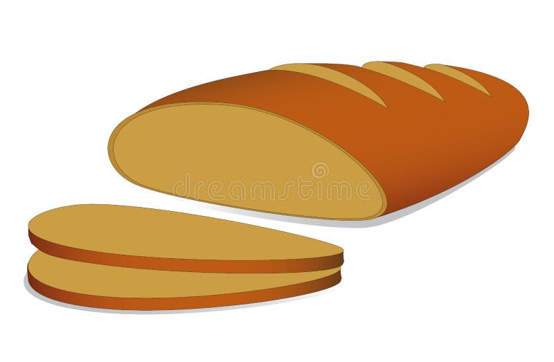 Loaf stock vector. Illustration of cakes, bread, breakfast - 27896015