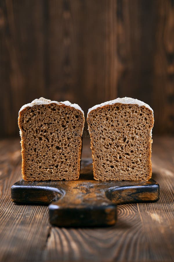 Loaf of artisan rye bread stock photo. Image of homemade - 222601032