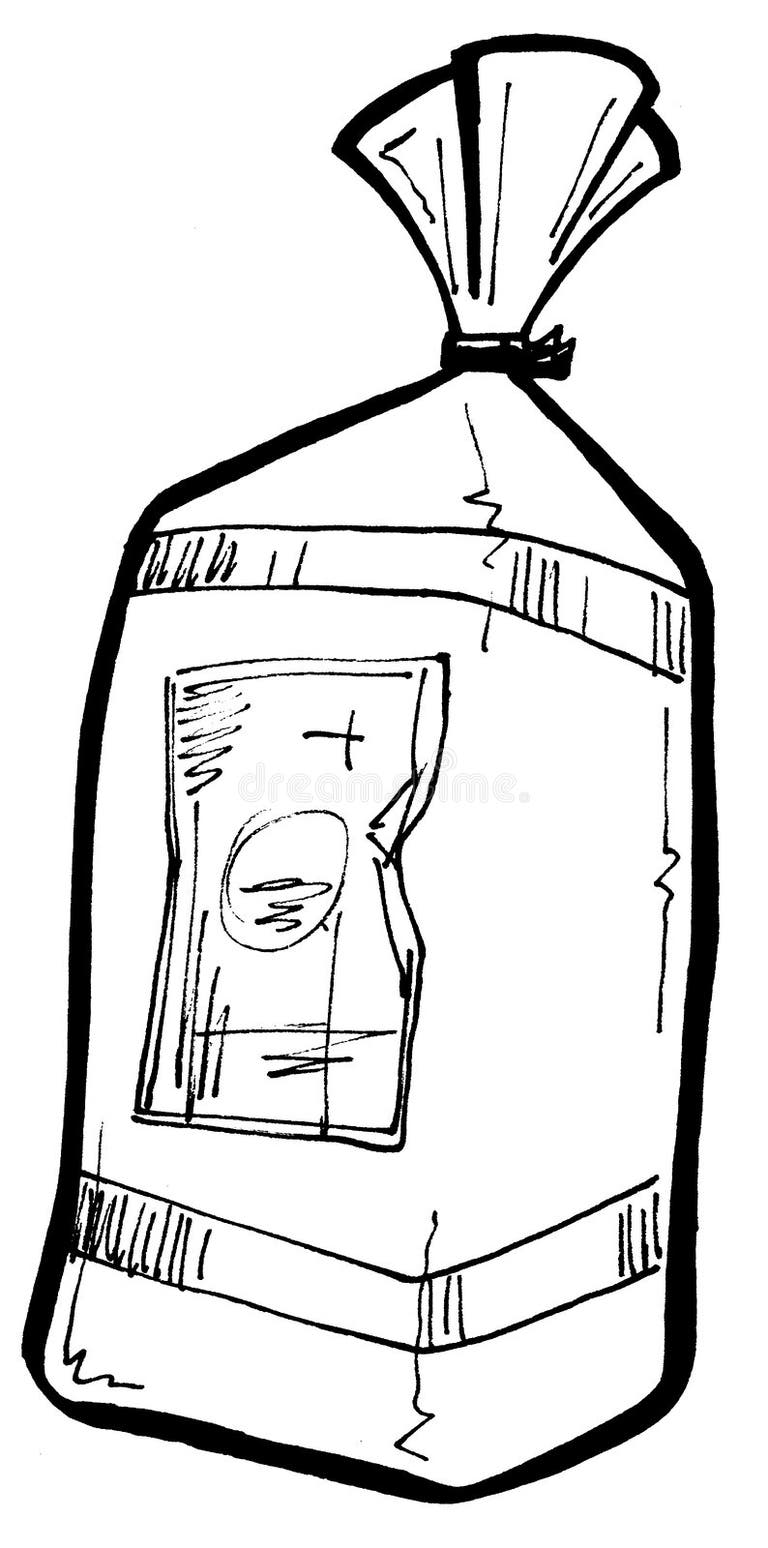 Bread Bag Line Art Stock Illustrations – 1,880 Bread Bag Line Art Stock ...
