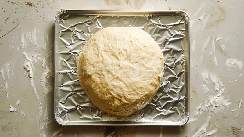 A Loaf of Bread on a Baking Sheet Stock Image - Image of indoor, bread ...