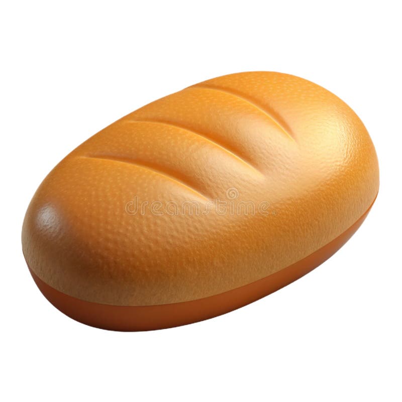 Loaf of Bread 3d Cartoon Style Illustration Generative AI Stock ...