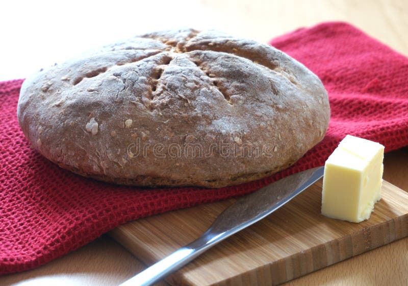 Loaf of bread stock image. Image of natural, loaf, breakfast - 67044583