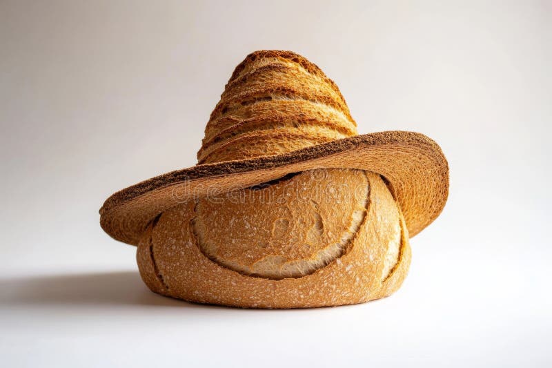 Loaf of Bread that Has Been Sliced and Rolled Up into a Shape ...