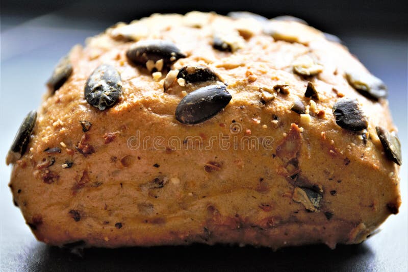 Loaf of bread stock photo. Image of brown, bakery, plate - 206908356
