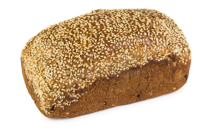 Loaf of bread with sesame stock photo. Image of ripe - 40297256
