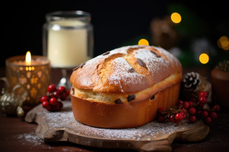A Loaf of Bread Sitting on Top of a Cutting Board. Generative AI Image ...