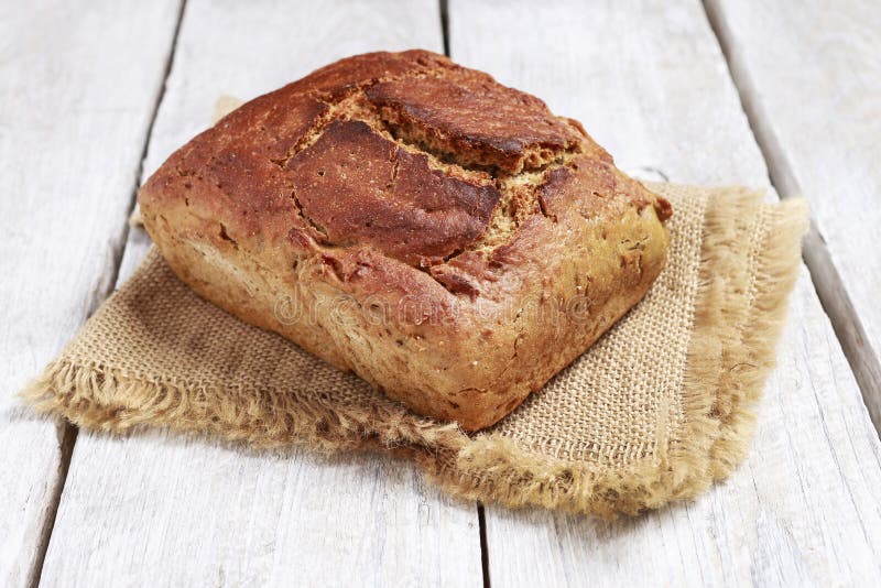 Loaf of bread stock image. Image of isolated, brown - 227220475