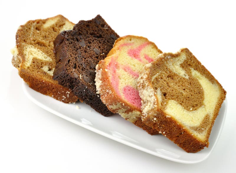 Loaf Cake Slices Stock Photos - Image: 18352113