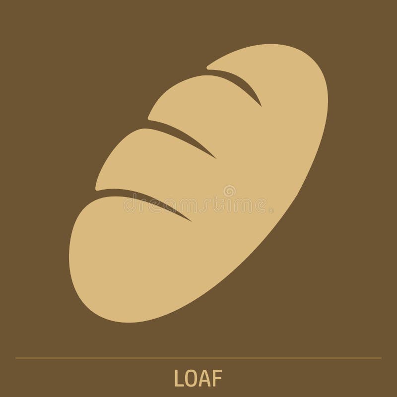 Loaf icon, realistic style stock vector. Illustration of delicious ...